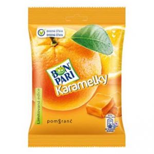Bonbóny Bon Pari, 90g, pomerančové, karamelky, Nestlé | PeKro spol. s r.o.