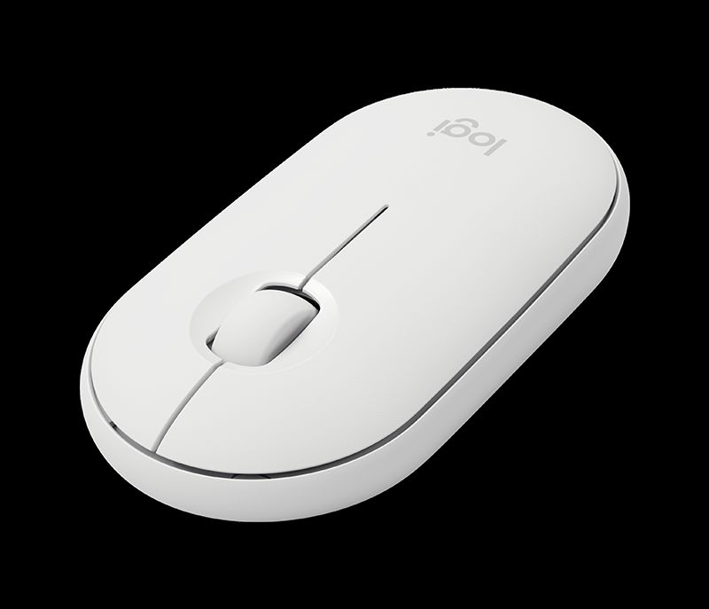 LOGITECH Pebble M350 Wireless Mouse - OFF-WHITE - 2.4GHZ/BT - EMEA ...